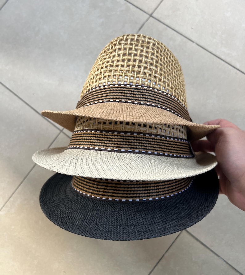 Handmade Straw Fodera Hat for Man, Men Fodera Cap, Sun Hat for Going ...