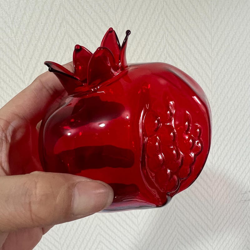 Glass Pomegranate - Etsy