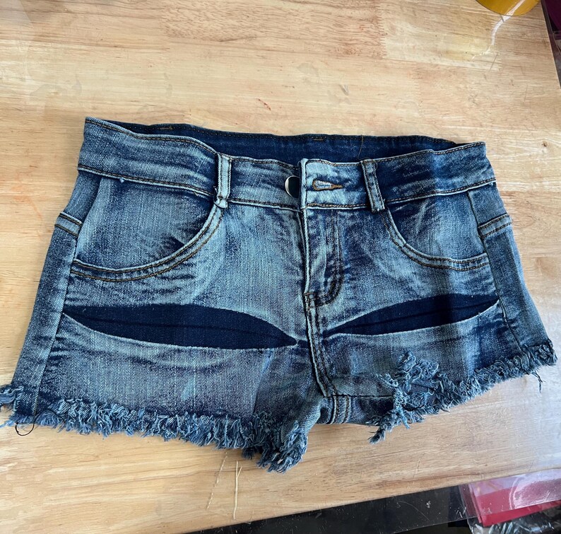 Lady Sexy Shorts Jeans, Mini Booty Denim Shorts for Lady, Lady Club ...