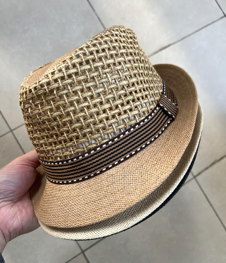 Handmade Straw Fodera Hat for Man, Men Fodera Cap, Sun Hat for Going ...