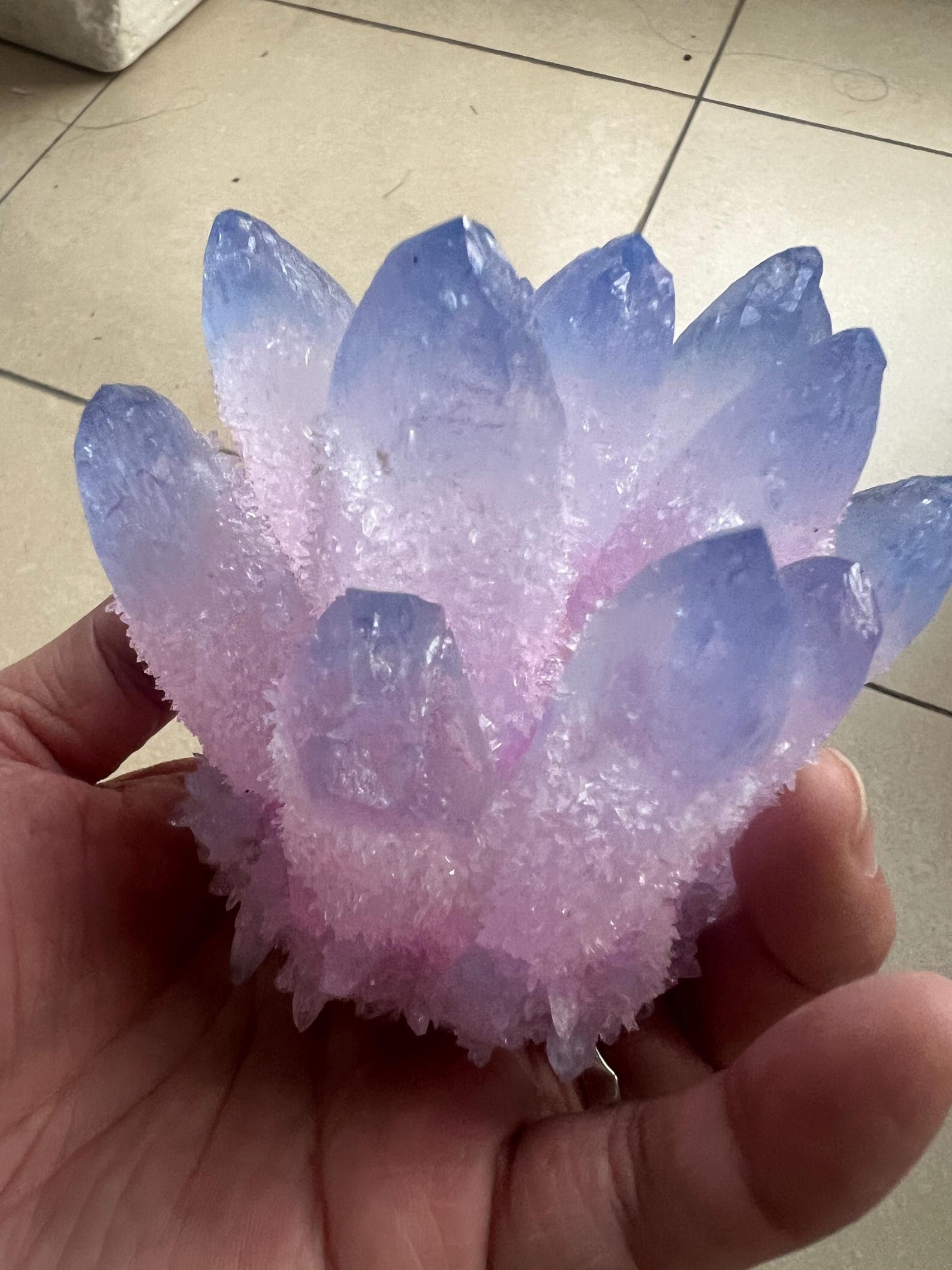 Natural Rose Crystal Cluster, Pink Crystal Stone, Pink Quartz, Flower ...