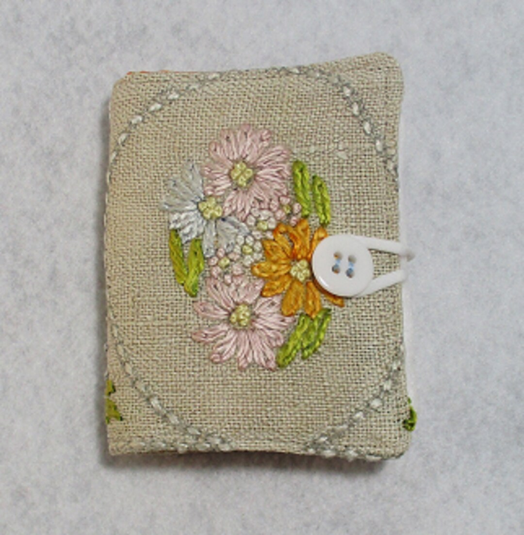 Needle Book Vintage Embroidery Needle Keep Needle Organizer Sewing ...