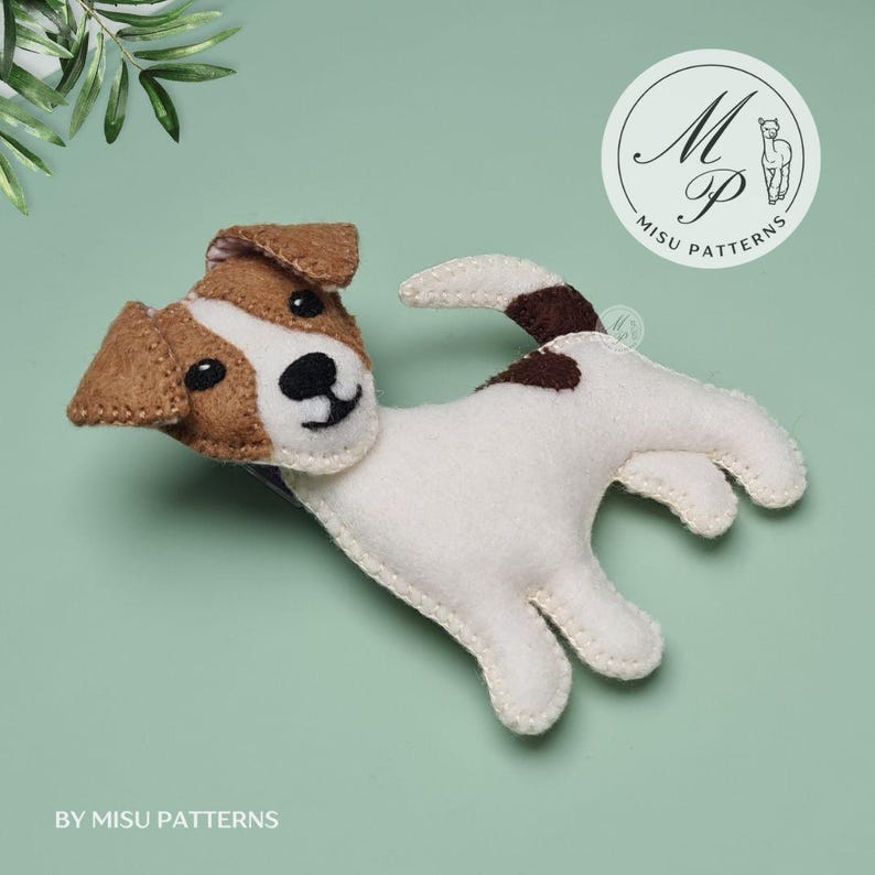 Jack Russell Terrier PDF Sewing Pattern, Gift for Dog Lovers, Pet Lover ...