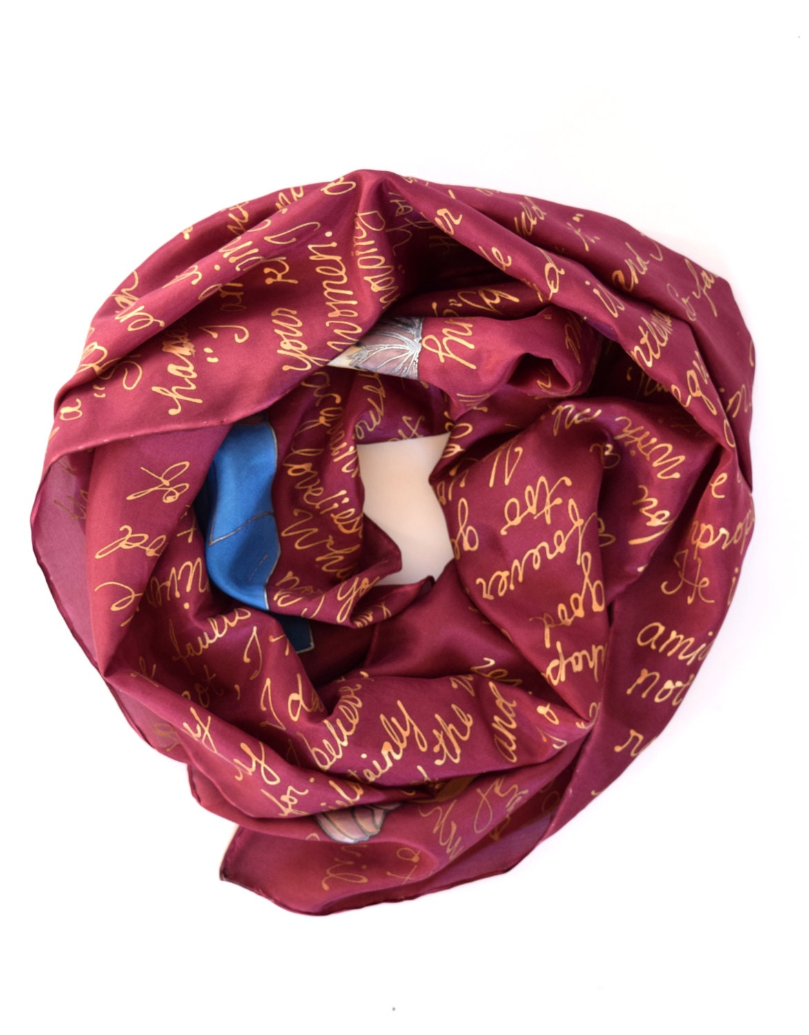 Pride and Prejudice Scarf Elizabeth and Darcy Scarf Jane Austen Fans ...