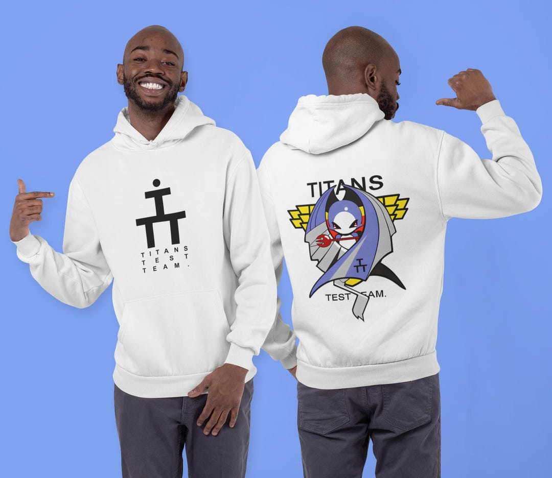 Titans Test Team Hoodie | Anime Mecha Streetwear | Military Sci Fi ...