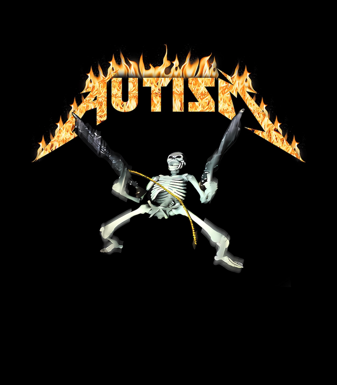 Autism Skeleton Meme Funny Men Women Kids Png-men's Retro Autism ...