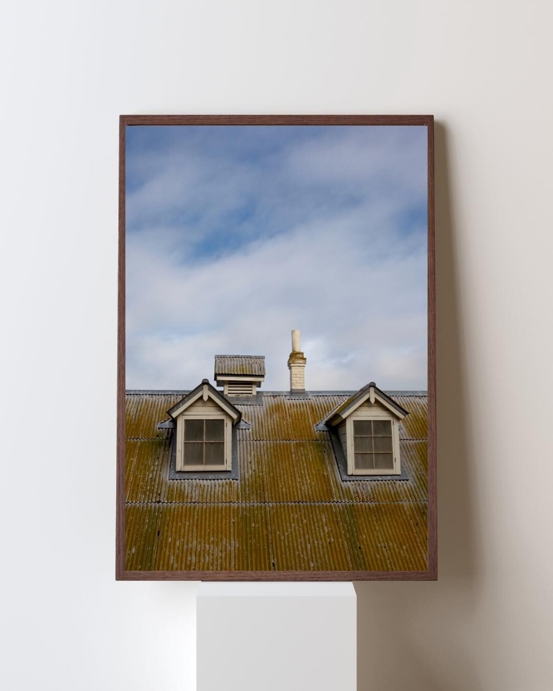 Alcatraz Island Rooftop Print: San Francisco Coastal Architecture ...