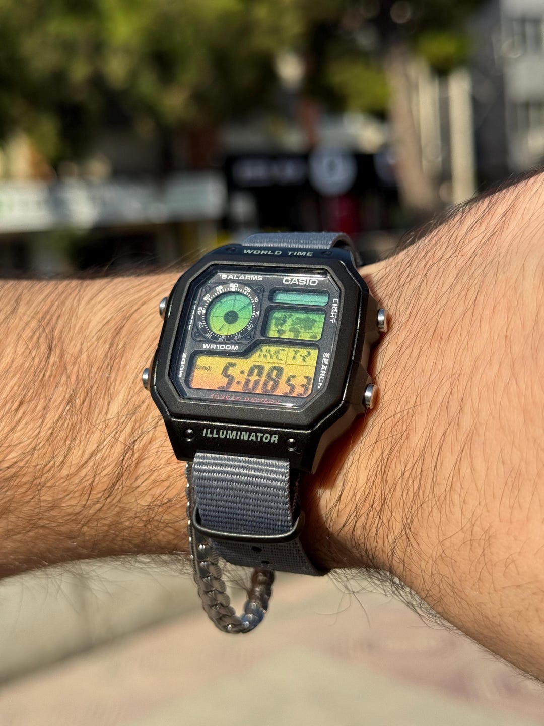 Custom Casio AE1200 World Time Watch - "solora" Mod - Etsy