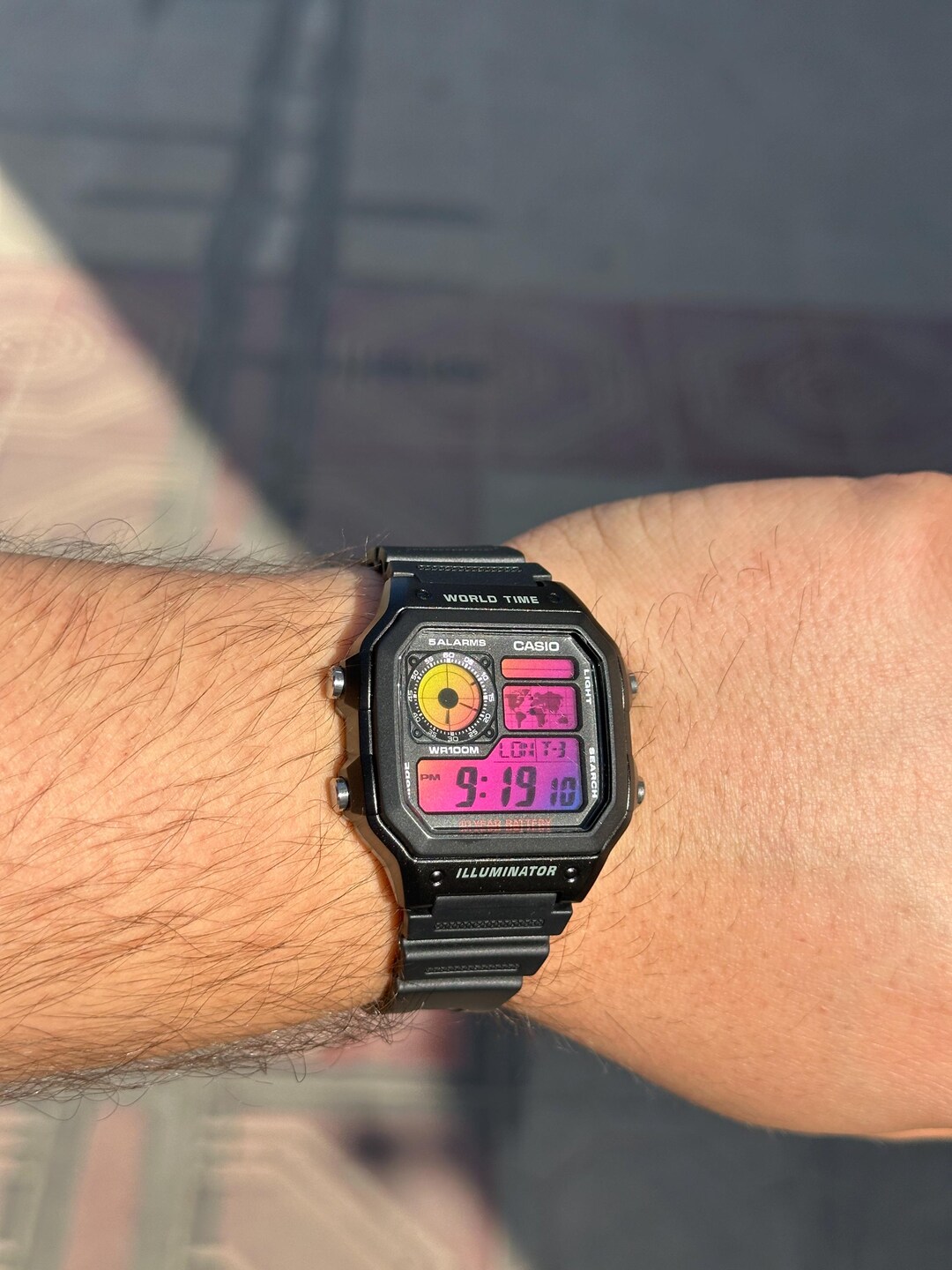 Custom Casio AE1200 “meltica ” Mod –transitional Color Filter | World ...
