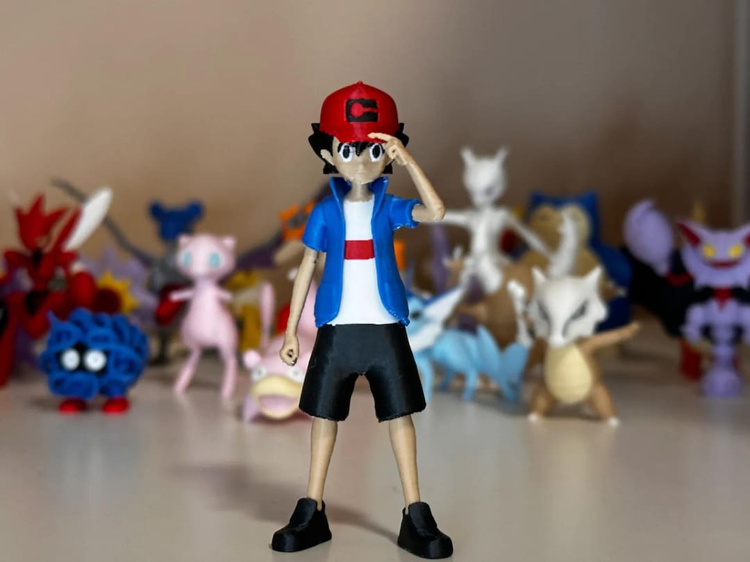 Ash Ketchum 3D Model – STL Digital File - Etsy