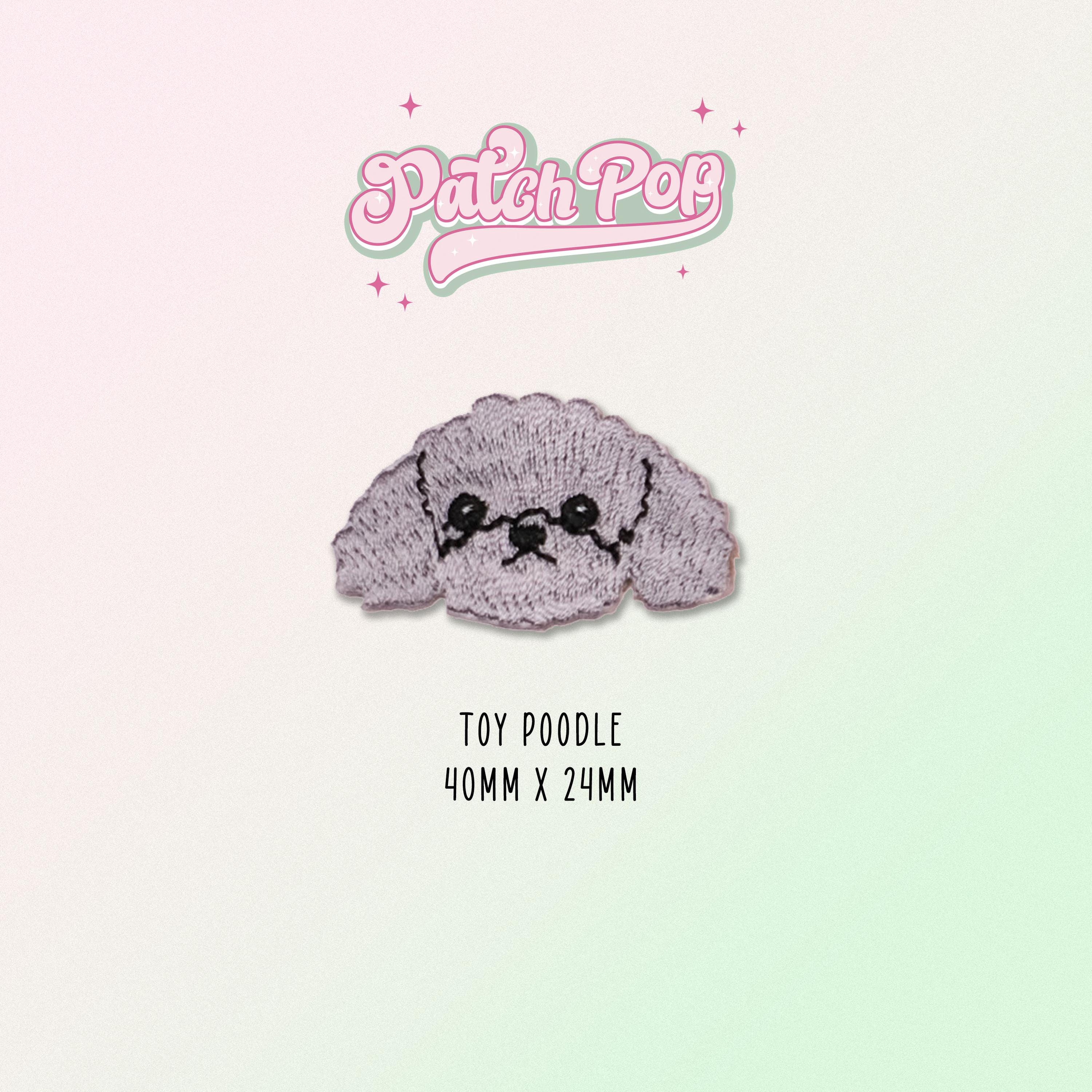 Cute Dogs Iron on Patch, Poodle, Boston Terrier, Pomeranian, Chihuahua ...