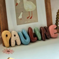 Ceramic Letters - Etsy