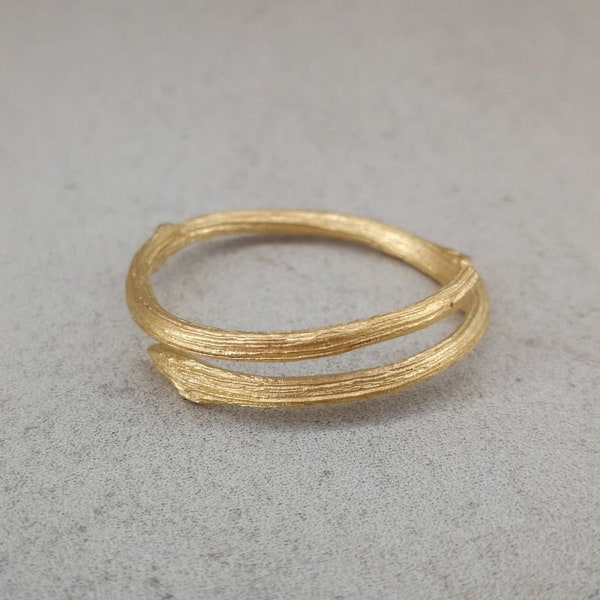 Gold Branch Ring - Etsy