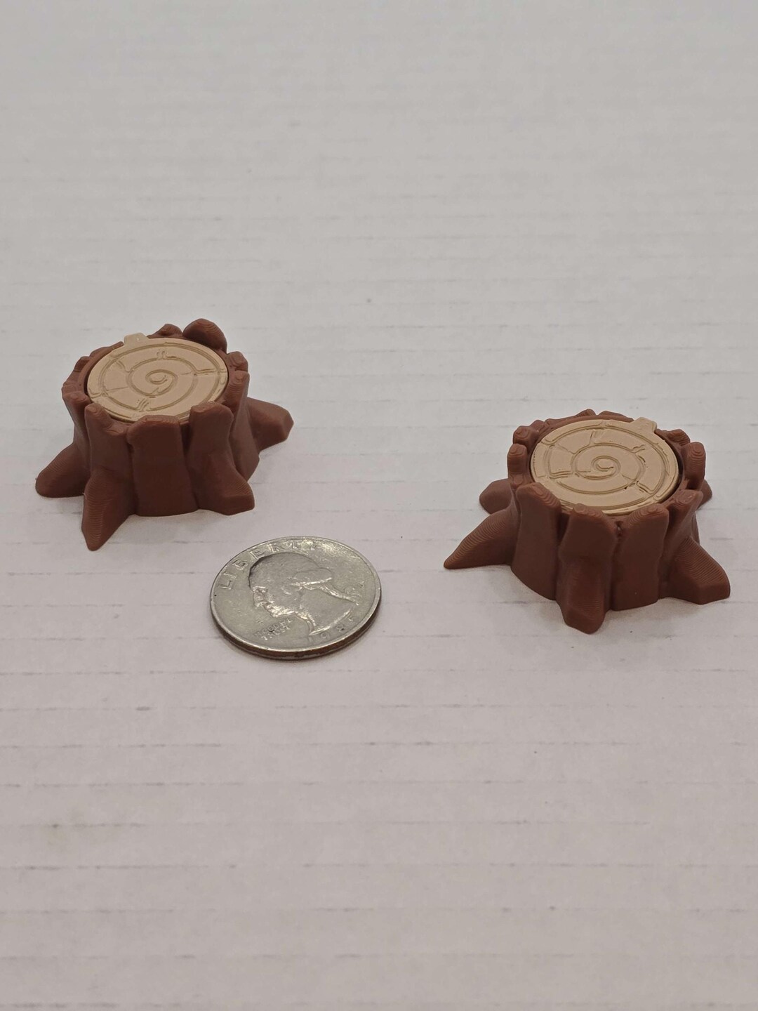 Mini Stump Prop – 3D Printed Display Base for Creatures, Dioramas, or ...