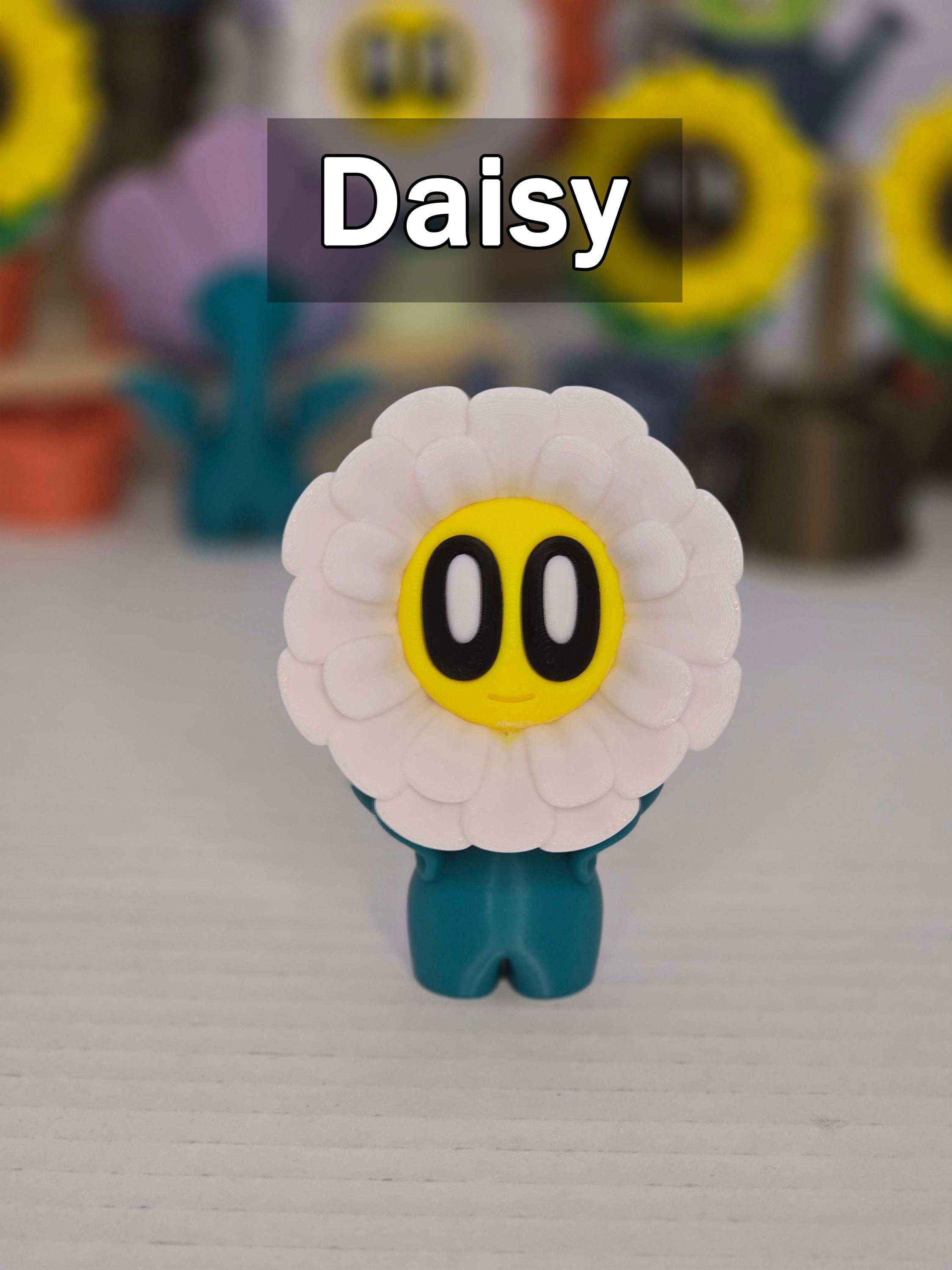 Blob Flowers – 3D Printed Flower Characters With Lock-in Pots - Etsy