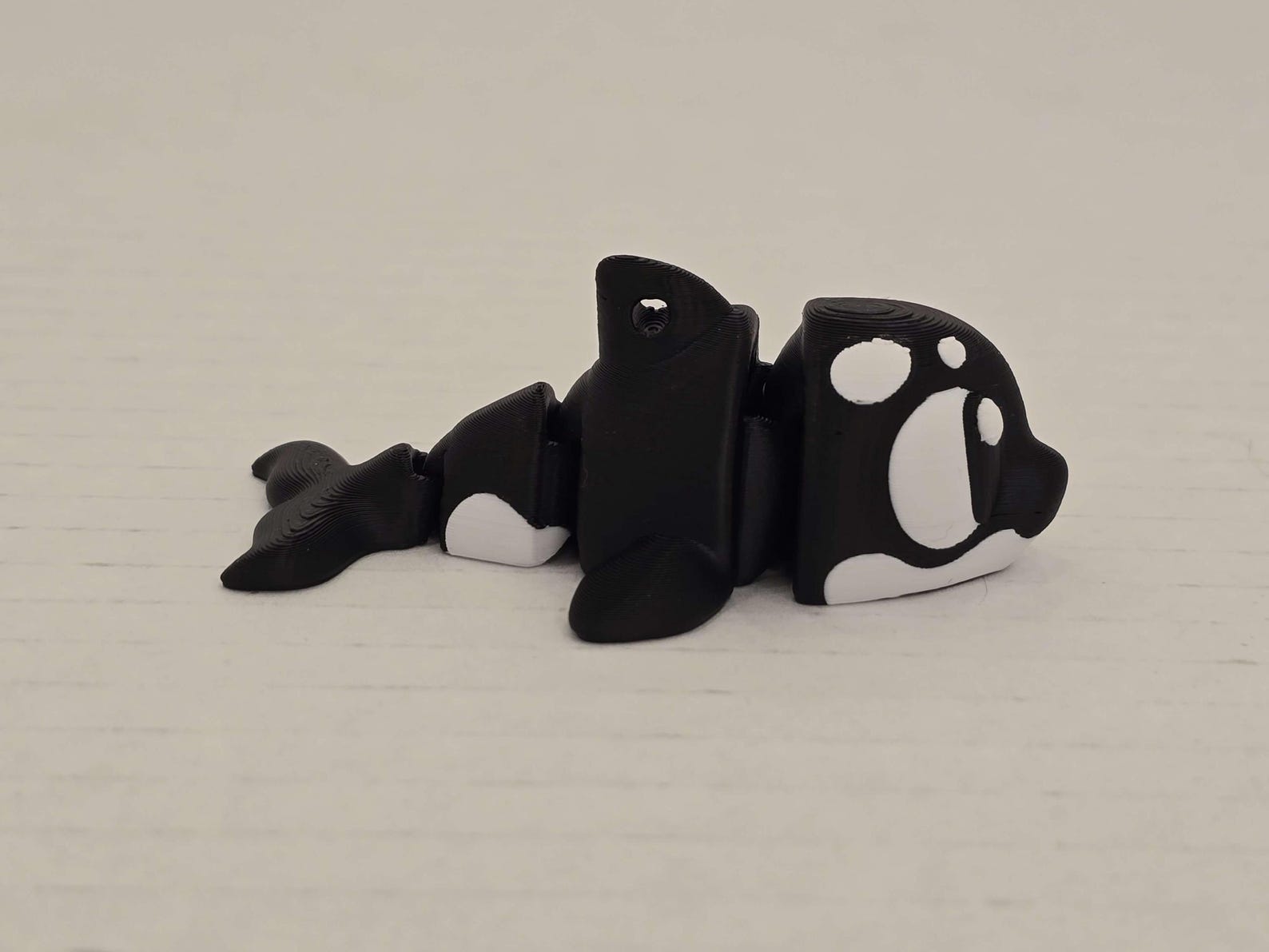 Flexi Killer Whale Keychain – 3D Printed Articulated Orca | Ocean Desk ...