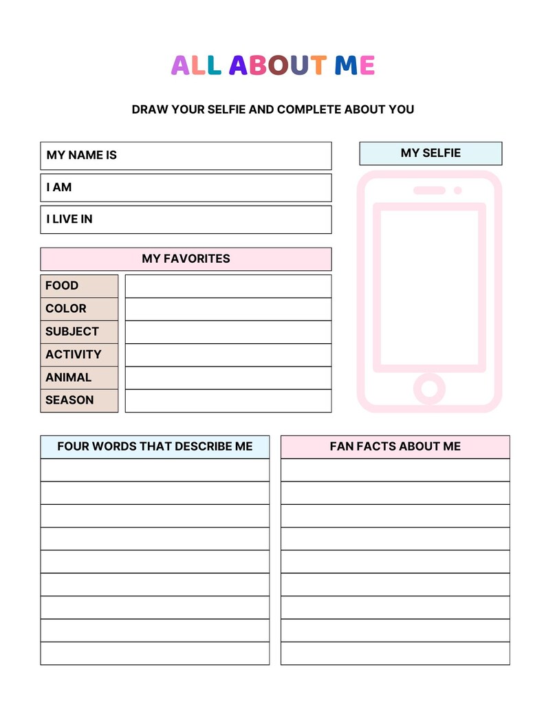 Editable and Printable Kid's Daily Schedule Planner | Kids Routine ...