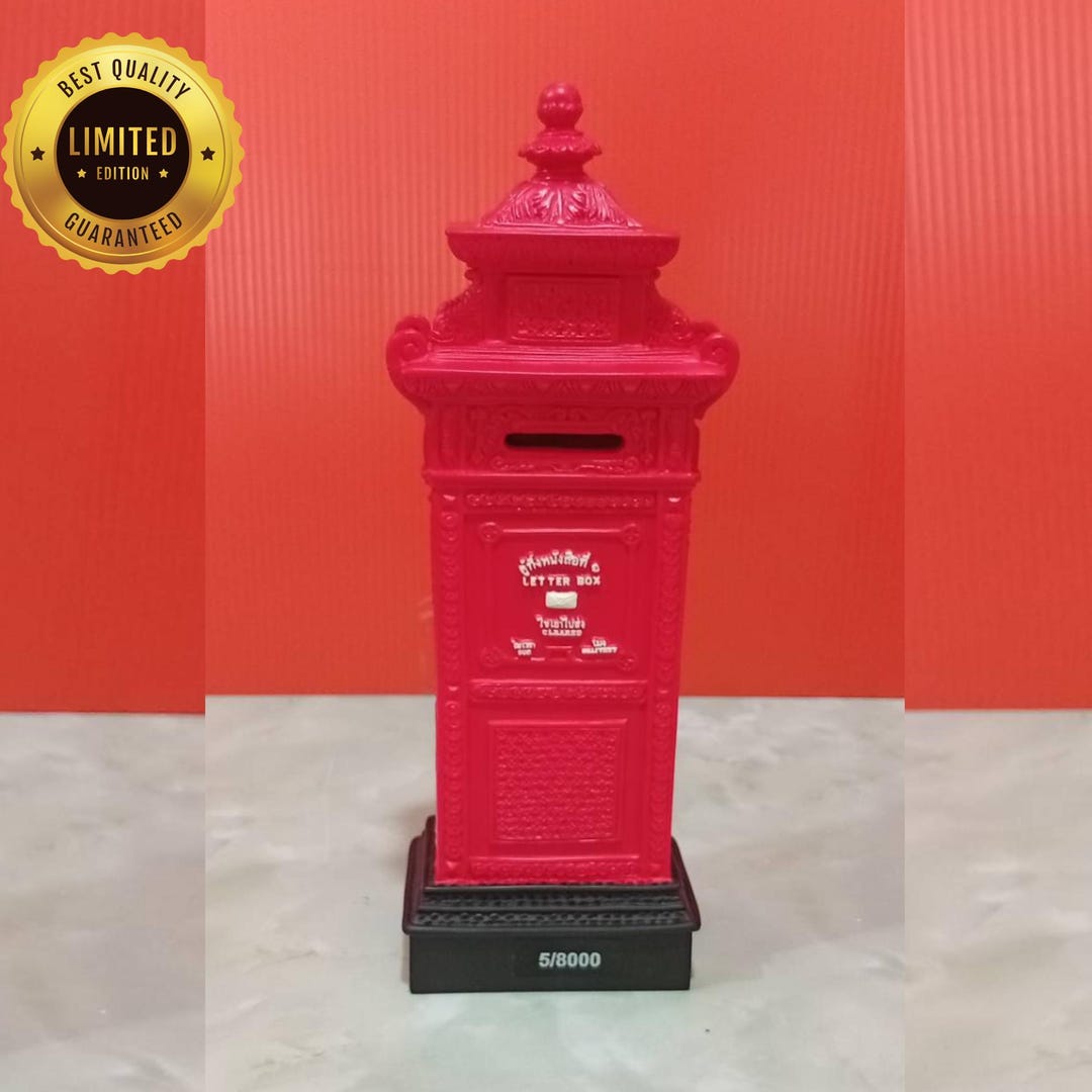 Miniature Victorian Mailbox | Collectible Red Post Box Limited Edition ...
