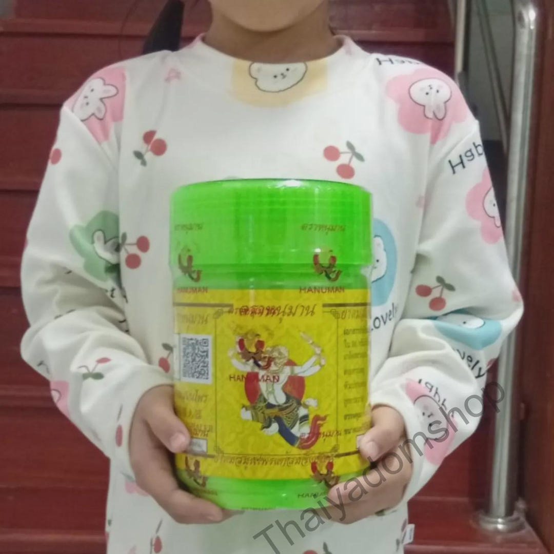 Hanuman Giant Herbal Jar 100g – Thai Aromatherapy Inhaler Relief - Etsy