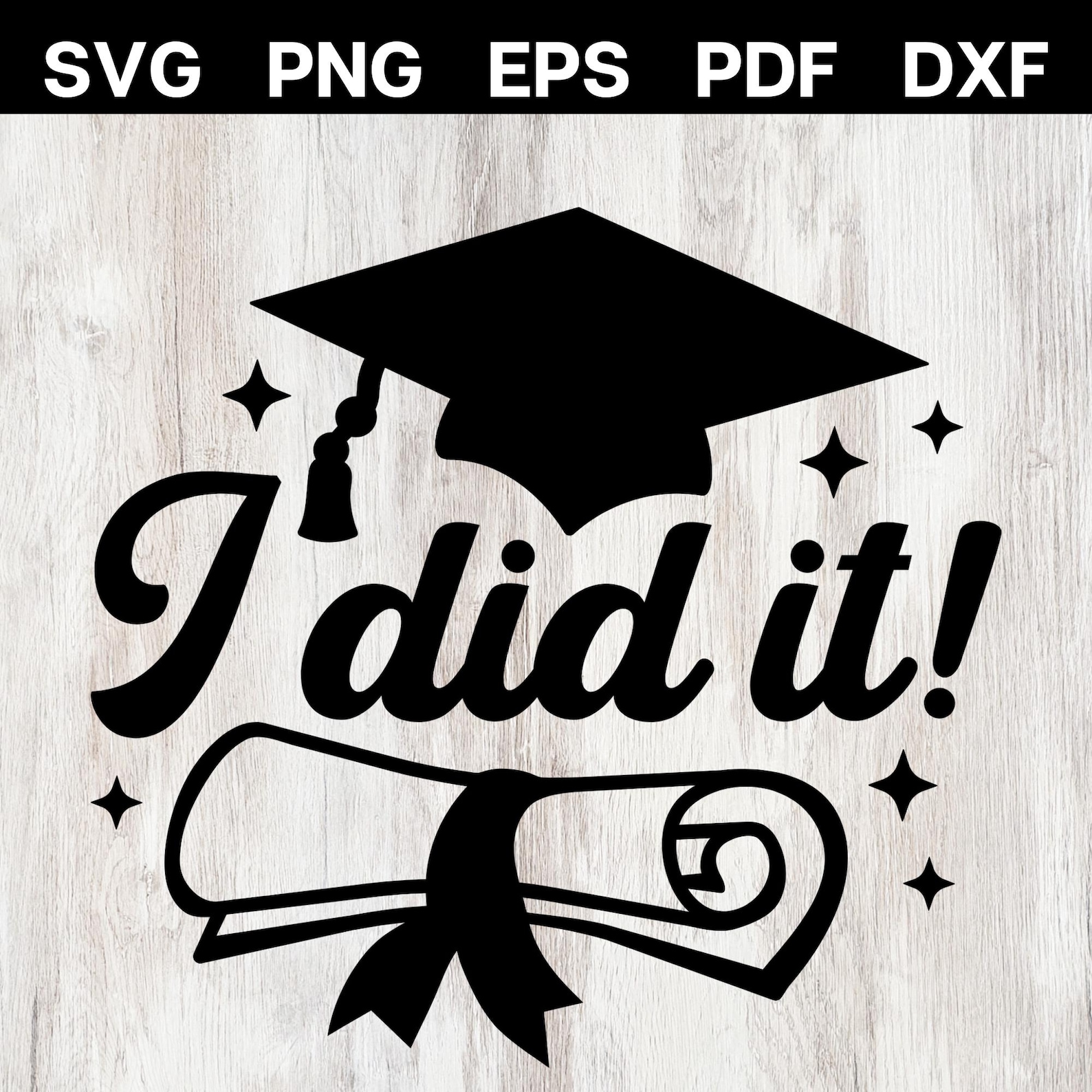 I Did It Graduation Svg, Graduation Cap Svg, 2026 Graduation Shirt Svg ...