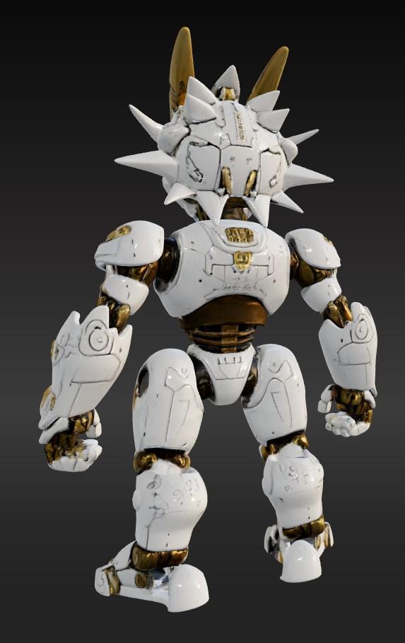 Mech Robot 007 STL 3D Print File - Etsy