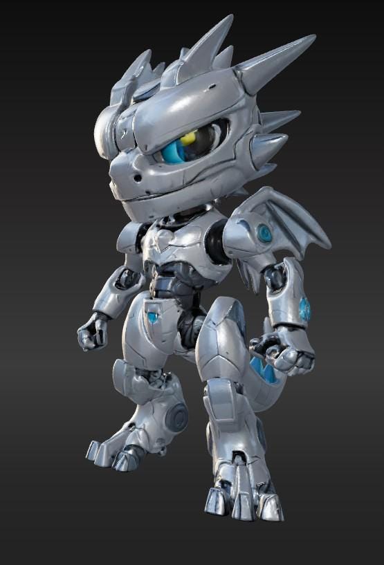 Dragonoid Mech 003 STL 3D Print File - Etsy