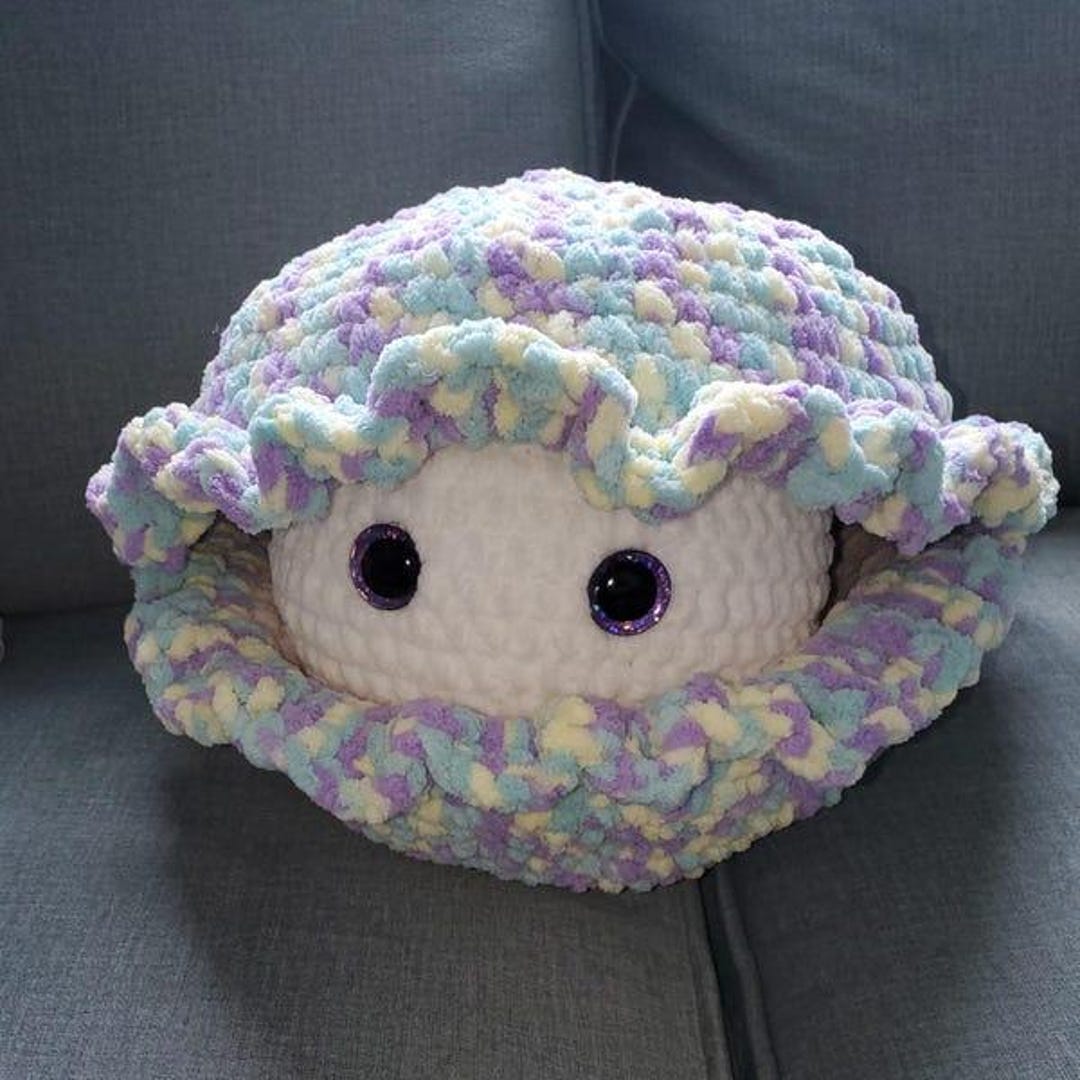 Giant Clam & Mini Clam Crochet Pattern PDF – No-sew Amigurumi Sea ...