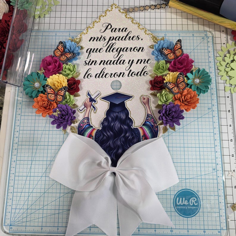 Custom Mexico Graduation Cap Topper Mexican Personalized Graduation Cap ...