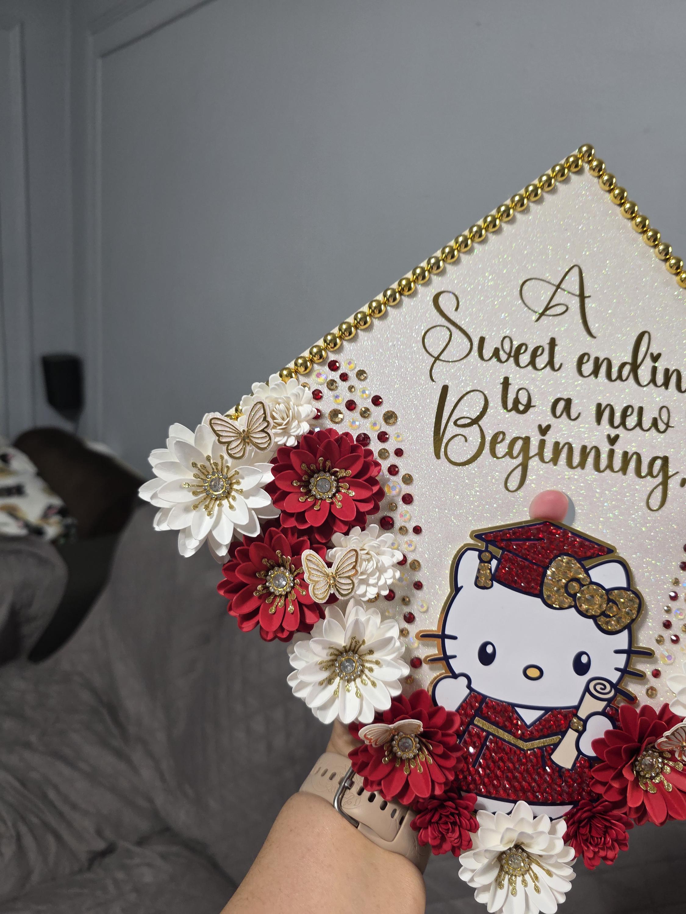 Kawaii Graduation Cap Topper Class of 2026 - Handmade Flowers - Etsy