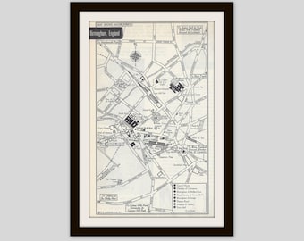 Belfast Northern Ireland Map, City Map, Street Map, 1950s, Europe ...