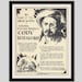 Buffalo Bill Cody Vintage Art Print: American West History (1930s Book ...