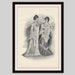 Negligees, Tea Gowns, Kimonos, Edwardian Fashion Print, Original 1902 ...