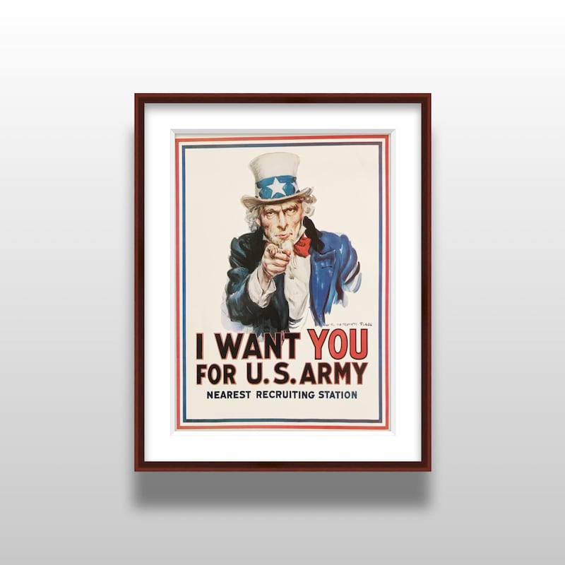 Original Uncle Sam Poster - Etsy
