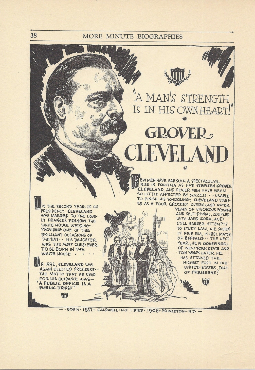 George Rogers Clark Vintage Art Print Teacher Gift History | Etsy