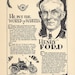 Henry Ford, Vintage Art Print, Classroom Art, History Buff, Office Art ...