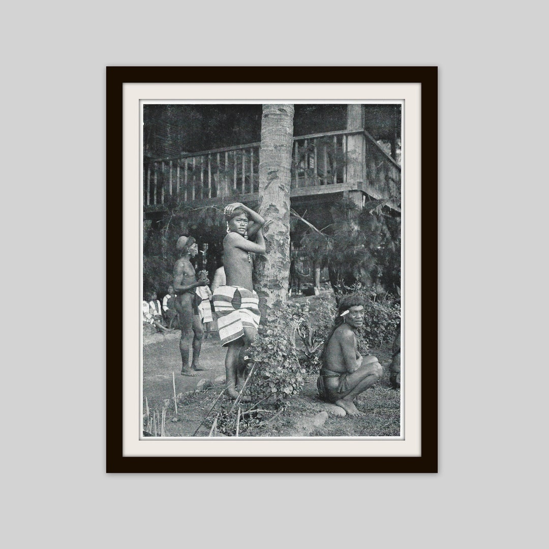 1912 Bontoc People Print, Mountain Province Philippines, Indigenous ...