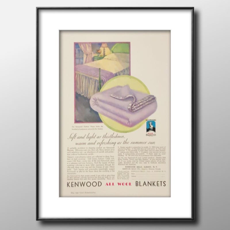 Kenwood Wool Blanket - Etsy
