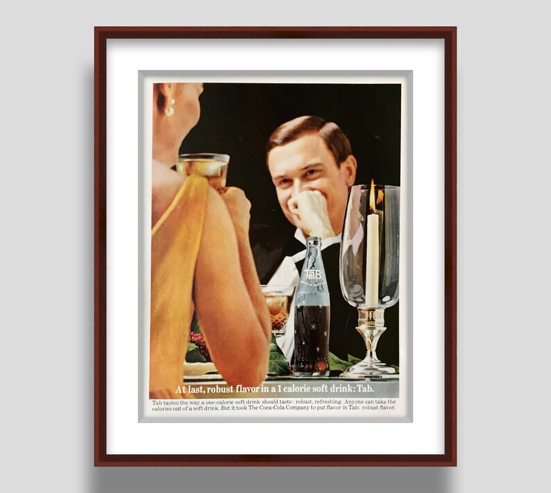 1965 Tab Soft Drink Advertisement – Retro Beverage Ad - Etsy