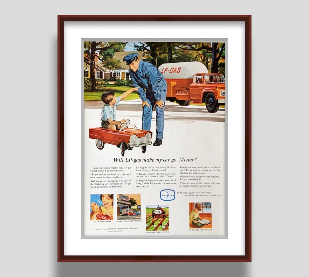 Original 1965 LP Gas Advertisement – Retro Energy Ad - Etsy