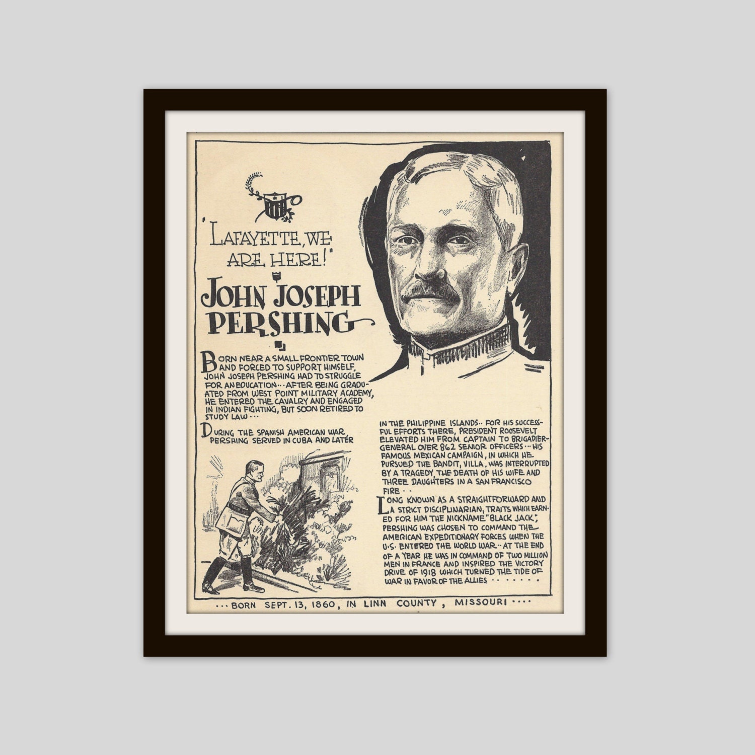 Captain John Joseph Pershing Siblings