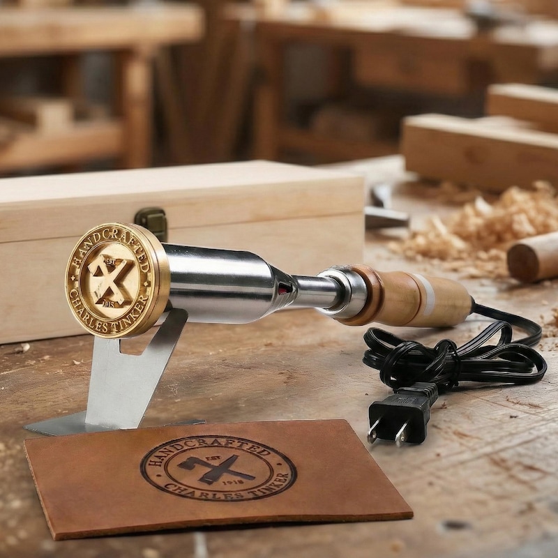 Leather Template Stamp - Etsy UK