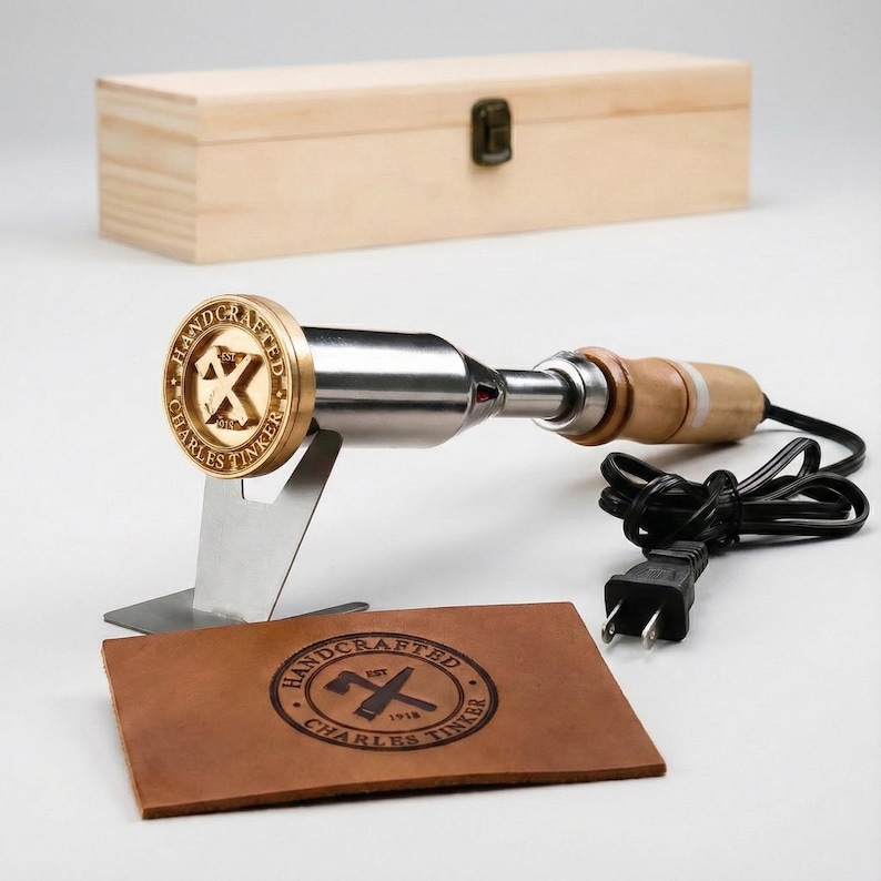 Custom Metal Stamp Logo Leather Stamp, Branding Iron Stamp With Your ...