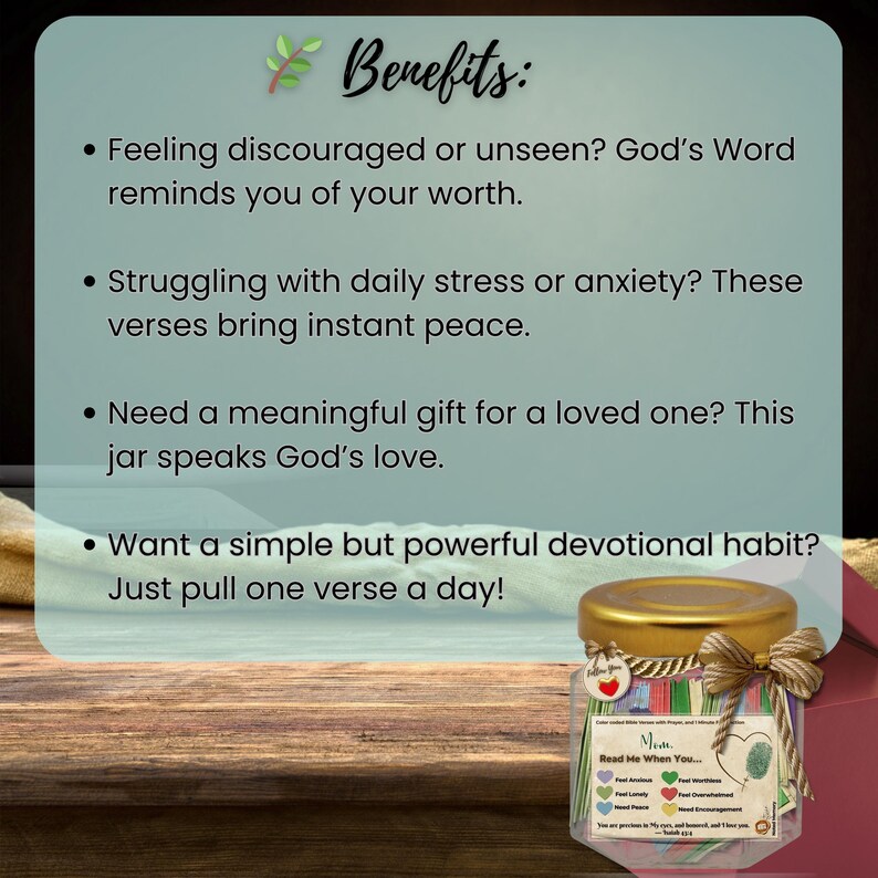 Printable Bible Verse Jar for Mom, Wife – Encouragment Cards Read Me ...