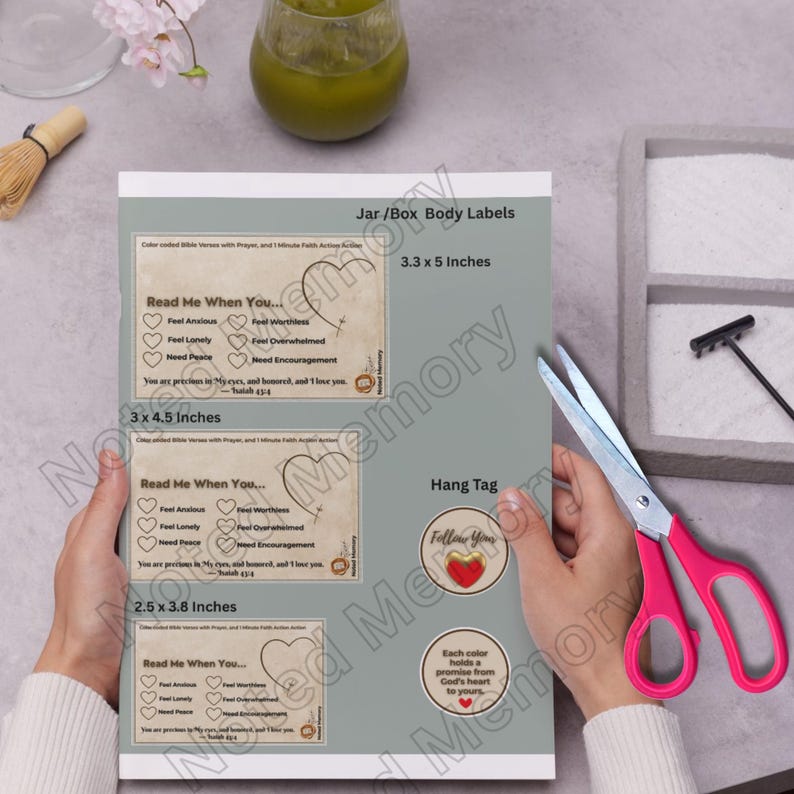 Printable Bible Verse Jar for Mom, Wife – Encouragment Cards Read Me ...