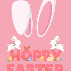 Hoppy Easter. Happy Easter. Happy Easter Post. - Etsy
