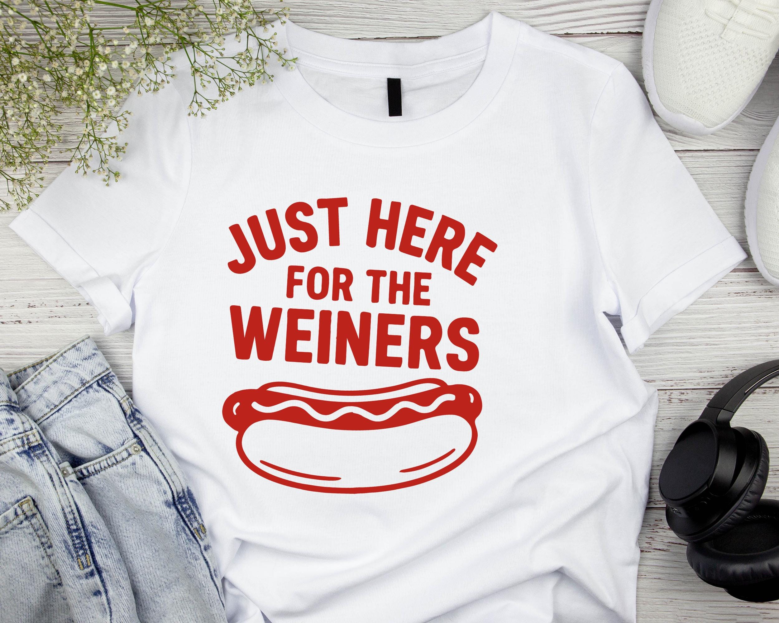 Just Here for the Wieners 4th of July SVG PNG, Hot Dog 4th of July Png ...