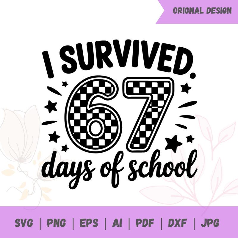 Happy 67th Day of School - Etsy