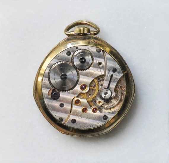 Crest Vintage 1920s Pocket Watch with Swiss Movement - Gem