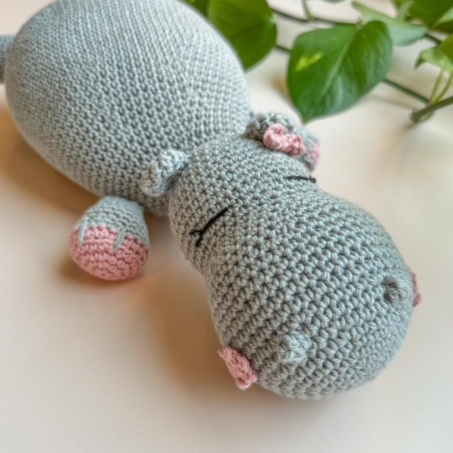 Hippo Crochet Pattern, Hippo Amigurumi Pattern, Hippopotamus Pattern ...