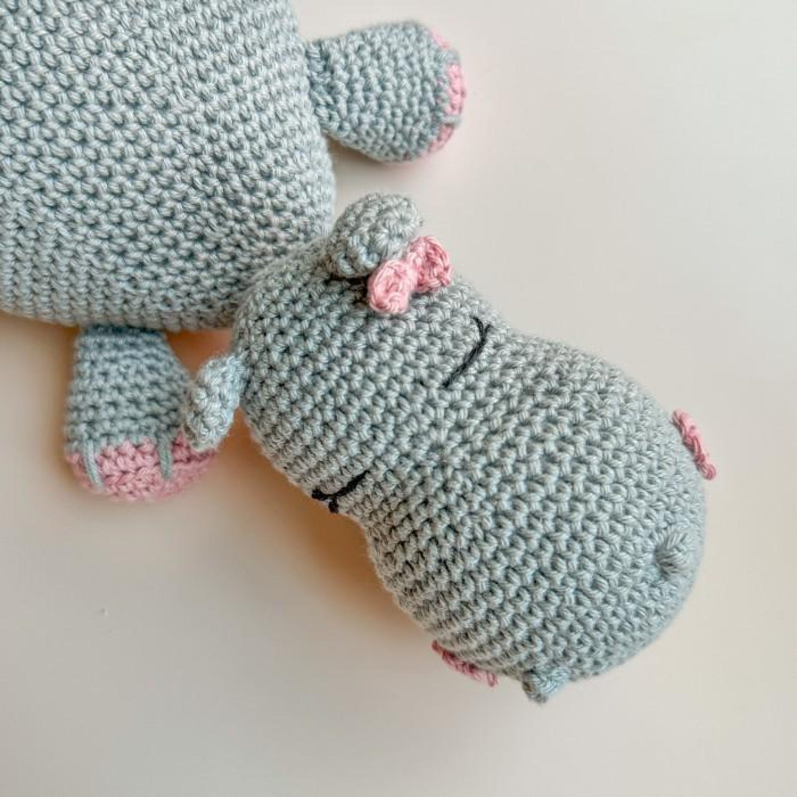 Hippo Crochet Pattern, Hippo Amigurumi Pattern, Hippopotamus Pattern ...